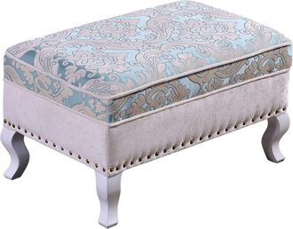 Generic Eingangsbank Aus Holz Mit Samtsitz, Moderner Akzent-Fußhocker for Schlafzimmer, Wohnzimmer, Wohnheim(A,39x18x16inch)