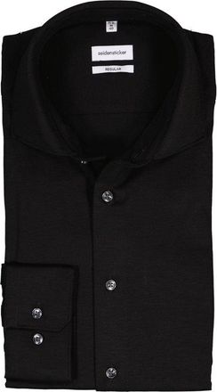 Seidensticker Seidensticker Herren Hemden schwarz Jersey