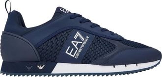 Emporio Armani Emporio Armani Ea7, Homme, Chaussures, Bleu, Taille: 44 2/3 EU Laces Baskets