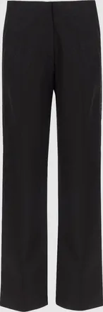 Forte_Forte Pantalon Vi/Wo Pois Jacquard Sartorial Nero