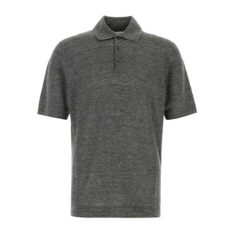 Brunello Cucinelli Homme, Tops, Gris, Taille: 2XL Pull Polo