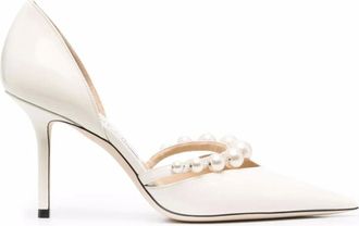 Jimmy Choo London Femme, Chaussures, Blanc, Taille: 41 EU Aurelie 85