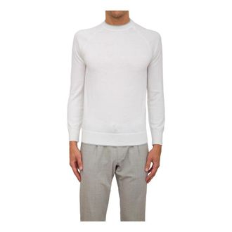 Eleventy Rundhals-Pullover - - Knitwear - Herren - Wei&szlig; - S
