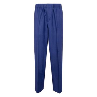 Laneus Homme, Pantalons, Bleu, Taille: XL Melrose Slim Fit Pants