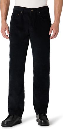 Amazon Essentials Herren Straight Fit 5-Taschen-Cordhose, Schwarz, 30W / 34L