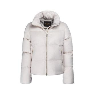 Moorer Femme, Vestes, Beige, Taille: 34 FR Bomber Puffer Jacket