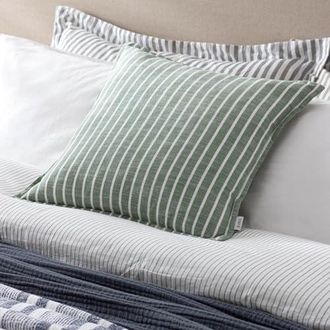 furn. Yard Tala Stripe Kissen, gefüllt, 100% Baumwolle, federreich