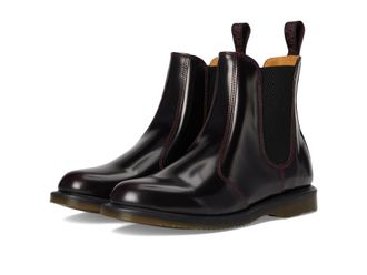 Dr. Martens Flora Chelsea Boot f&uuml;r Damen, Cherry Red Arcadia, 8