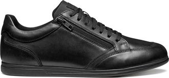 Geox Herren U Renan Sneaker, Black, 39 EU