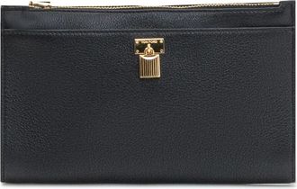 Tom Ford Femme, Accessoires, Noir, Taille: ONE Size Natural Grain Leather Padlock Mini Bag on Strap