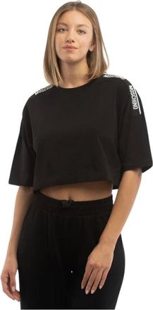 Moschino Femme, Tops, Noir, Taille: 38 FR T-Chemises