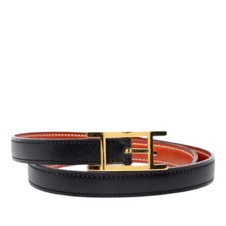 Herm&egrave;s Ceinture Quentin Pre-owned - Femme - Pre-owned - Noir - Taille: ONE Size