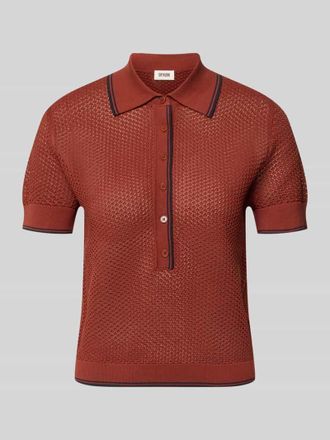 Drykorn Strickshirt mit Polokragen und Knopfleiste Modell MEROPE