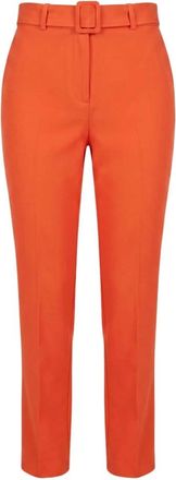 Trussardi Pantalon droit - Femme - Pantalons - Orange - Taille: 38 FR