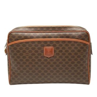 Celine Pre-owned Coated Canvas Clutch - - Pre-owned - Damen - Braun - ONE SIZE