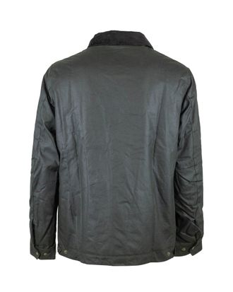 Barbour Mens Waxed Cotton Jacket Workers Wax Sage
