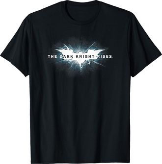 DC Comics Batman Dark Knight Rises Cracked Bat Logo T-Shirt