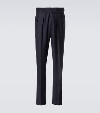 Rubinacci Pantalon droit Manny en laine vierge