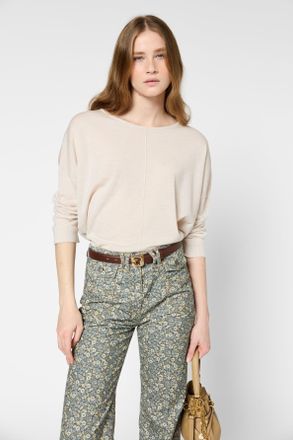 Gerard Darel Pull ample en laine m&eacute;rinos fine - JAYME - Naturel