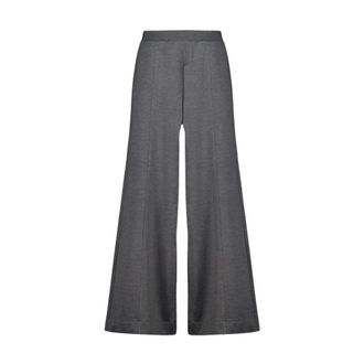Gucci Baumwoll-Seiden-Jersey Freizeithose - - Trousers - Damen - Grau - M