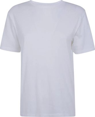 Khaite Tee-shirt Manches Courtes Mae - Femme - Tops - Blanc - Taille: 36 FR