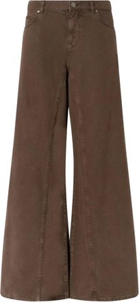 Pinko Pinko, Femme, Pantalons, Brun, Taille: W25 Winona Jambe Large