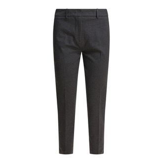 Semper Slim-fit Viskosehose - - Trousers - Damen - Grau - S