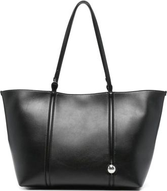 Jacquemus Femme, Sacs, Noir, Taille: ONE Size Sac en Cuir Noir avec Fermoir Sphérique