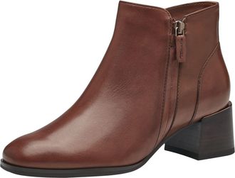 Tamaris Damen Boots mit Absatz Leder; COGNAC/braun; 38 EU