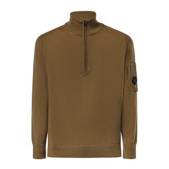 C.P. Company C.p. Company, Homme, Sweatshirts et sweats &agrave; capuche, Brun, Taille: XL Zip-throughs