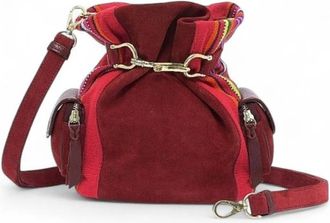 CLARIS VIROT Femme, Sacs, Rouge, Taille: ONE Size Lola Sac Seau
