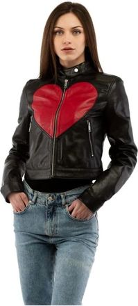 Moschino Femme, Vestes, Noir, Taille: 36 FR Manteaux