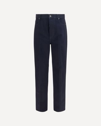 Bottega Veneta Wide-leg Jeans with Intrecciato patch Male 48