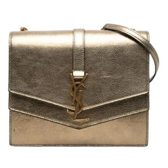 Saint Laurent Pre-owned Leder Schultertasche - - Pre-owned - Damen - Braun - ONE SIZE