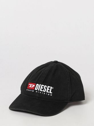 Diesel Casquette de baseball en serg&eacute; de coton avec logo brod&eacute; et sangle r&eacute;glable