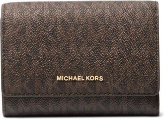 Michael Kors Femme, Accessoires, Brun, Taille: ONE Size Bryant Medium Signature Logo Wallet