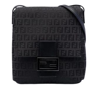 Fendi Pre-owned Canvas Crossbody Bag - - Pre-owned - Damen - Schwarzk - ONE SIZE