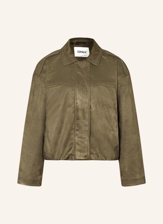 Only Blouson In Lederoptik gruen