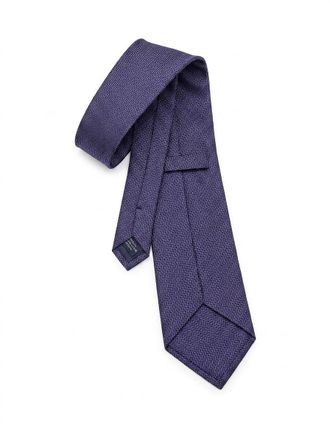 Givenchy Mens Blue Silk Tie
