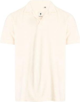 Faguo Polo manches courtes en coton m&eacute;lang&eacute;