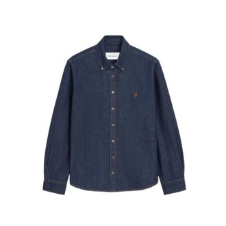 Ami Herren, Shirts, Blau, LGr&ouml;&szlig;e