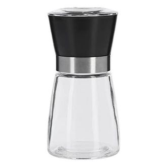 Westmark Moulin à Epices, Broyeur en Céramique, Ajustement Progressif, Verre/Plastique, Noir/Argent/Transparent, 63542260