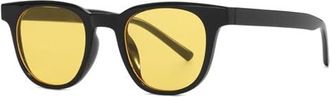 Generic Lunettes De Soleil Dext&eacute;rieur &Agrave; Monture Fine For Hommes Et Femmes, For Les Vacances, Le Sport La Conduite(Yellow)
