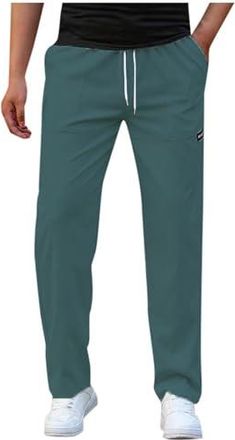 Generic Jogging Homme Pantalon Jogging Homme Pantalon Survetement Homme Confortable Classique - Pantalon D&eacute;contract&eacute; Homme &Eacute;lastique Taille Haute Couleur Unie