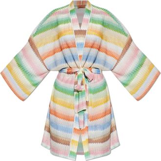 Missoni Femme, Maillots de bain, Multicolore, Taille: 38 FR Kimono Zigzag