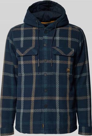 PME Legend Regular Fit Hemdjacke mit Kapuze