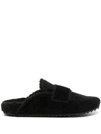 James Perse Sandalen aus Wildleder - Schwarz