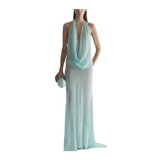 MUGLER Damen, Kleider, Blau, 2XSGr&ouml;&szlig;e