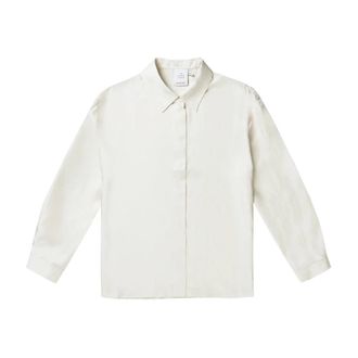 Munthe Seidenbluse Klassisch - - Blouses & Shirts - Damen - Beige - S