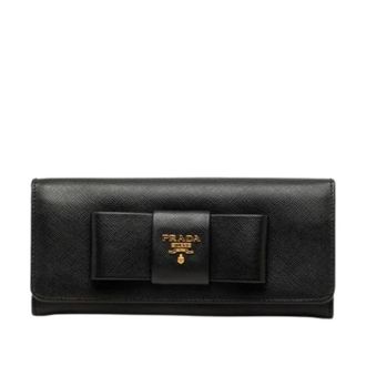 Prada Pre-owned Long wallet (bi-fold) - - Pre-owned - Damen - Schwarzk - ONE SIZE